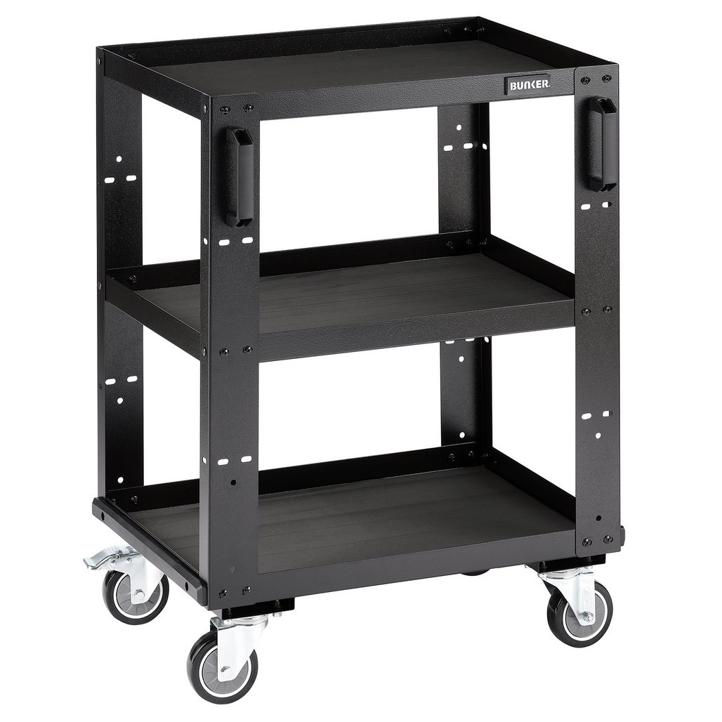 Modular 3 Tier Tool Trolley - 646mm | BUNKER®