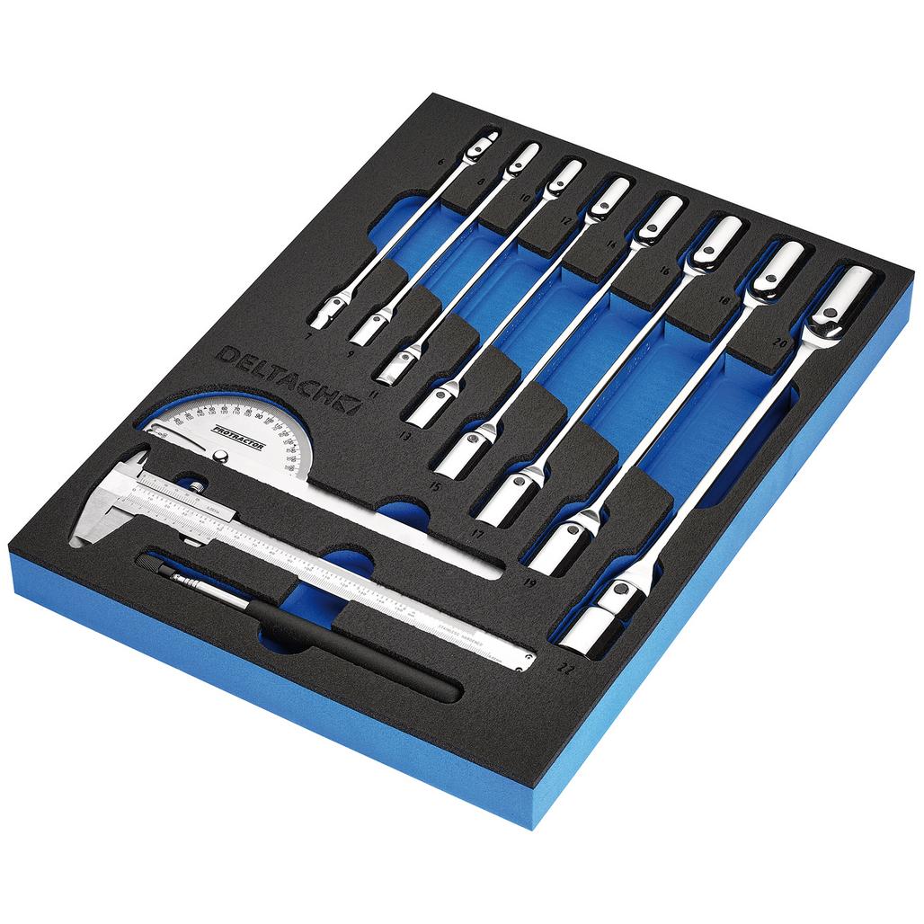 Knee Wrench, Measuring and Pick-Up Set - 10 Piece | BUNKER