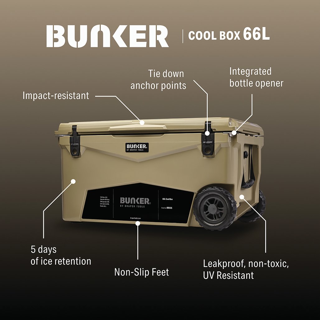 Limited Edition 66 Litre Cool Box - 66L Cool Box | BUNKER®