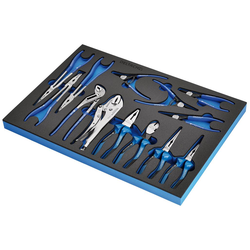 Pliers Set in EVA Foam Inlay - 13 Piece | BUNKER