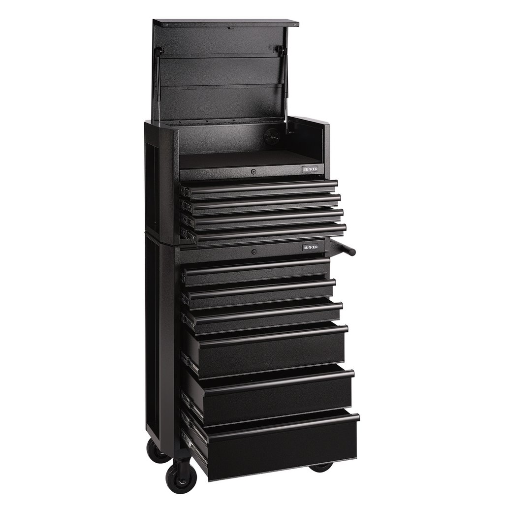 26" Black Roller Cabinet and Tool Chest | BUNKER®