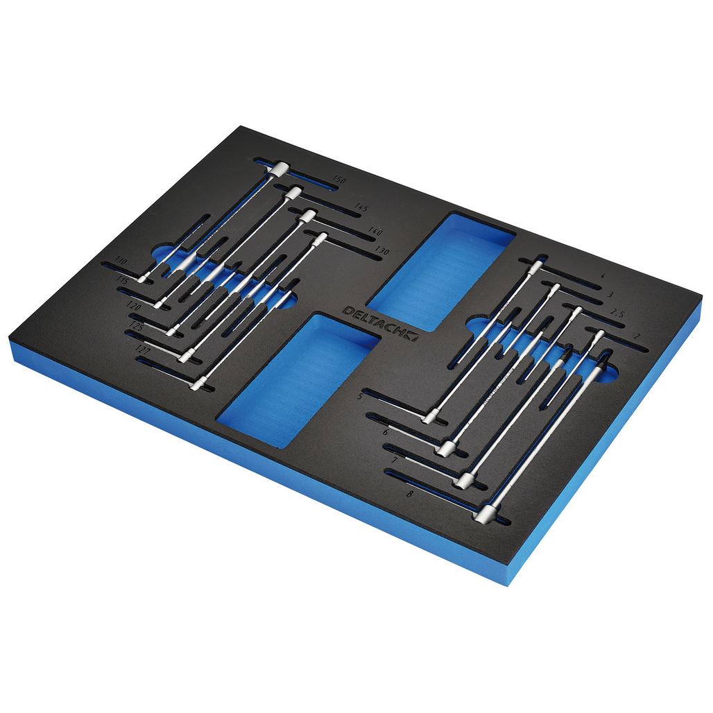 T-Handle Hex and Torx Key Set in EVA Foam Inlay | BUNKER