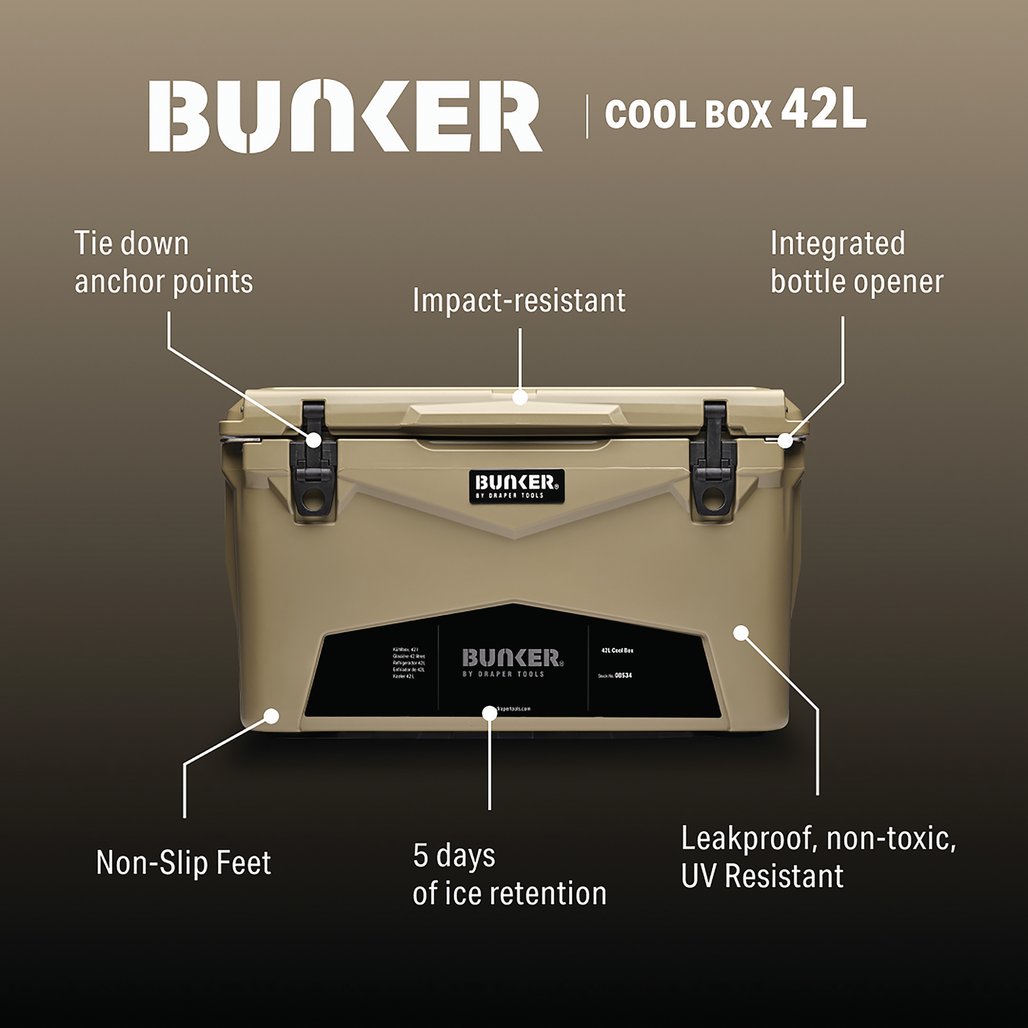 Limited Edition 42 Litre Cool Box - 42L Cool Box | BUNKER®