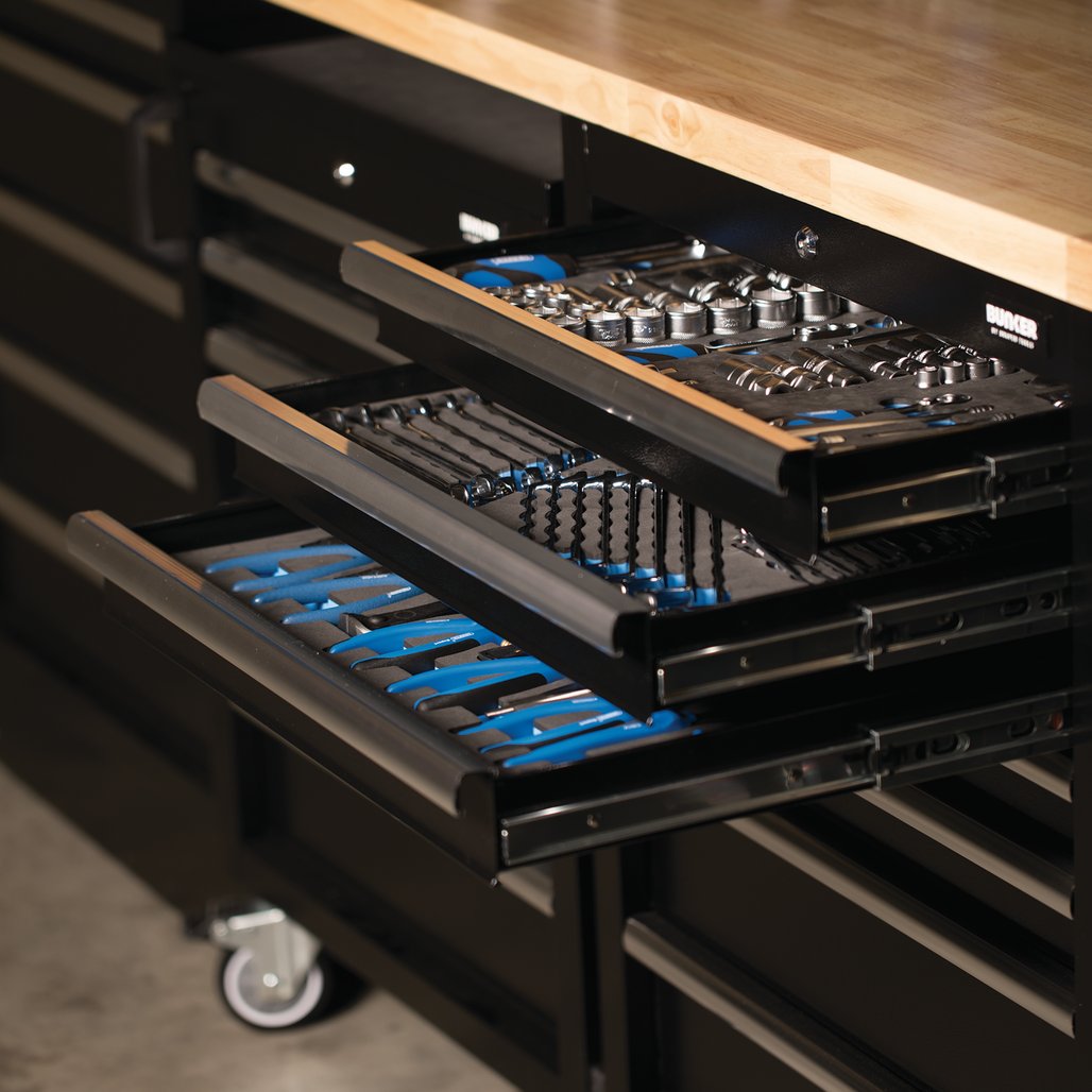 Modular Mobile Cabinet, 7 Drawer - 646mm | BUNKER®