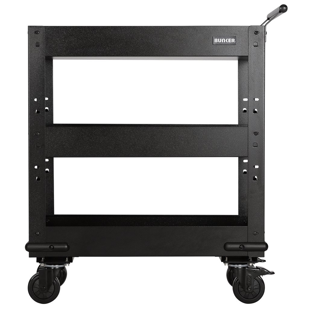 3 Tier Tool Trolley With Pull Handle - 714mm | BUNKER®