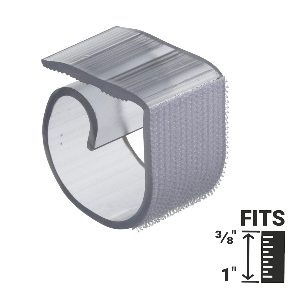 Mini Multi-Clip® Table Skirt Clip with VELCRO® Brand Hook 250 pk